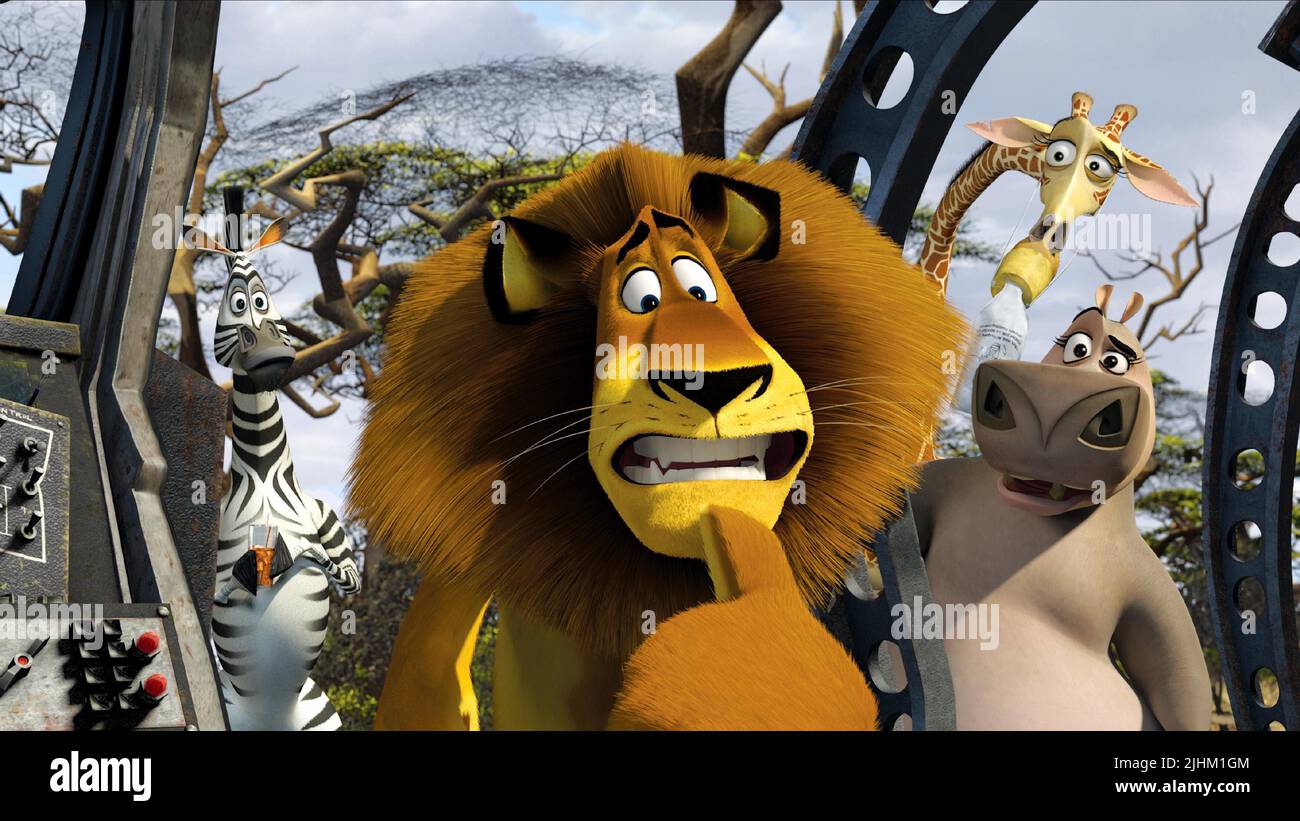 Melman marty zebra alex lion -Fotos und -Bildmaterial in hoher ...