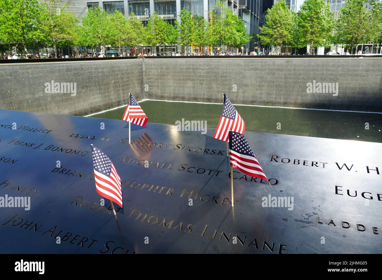 South Tower Pool, National September 11 Memorial, World Trade Center ...