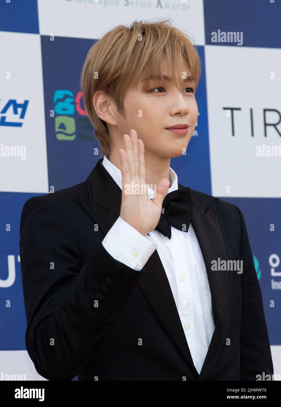 Incheon, Südkorea -19 July 2022 - K-Pop-Sänger Kang Daniel posiert für ... Incheon, Südkorea -19 July 2022 - K-Pop-Sänger Kang Daniel posiert für ...