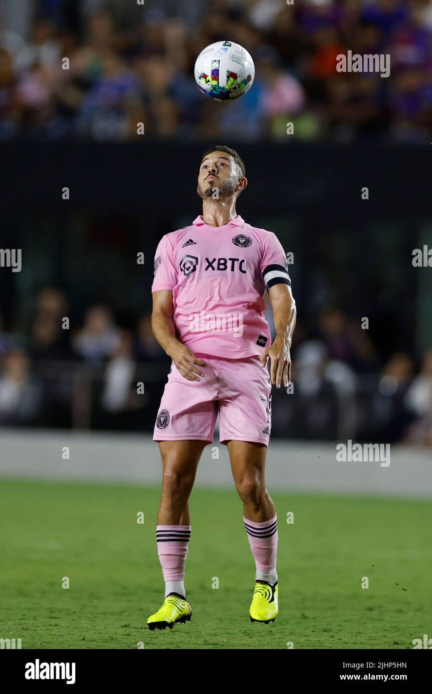FORT LAUDERDALE, FL - 19. JULI: Inter Miami CF Mittelfeldspieler Jean ...