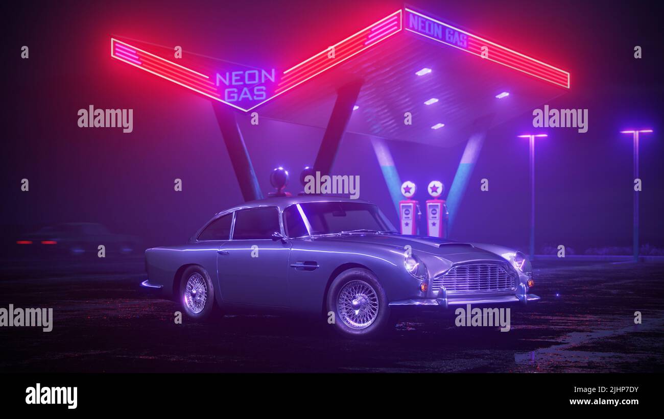 Cyberpunk farbe -Fotos und -Bildmaterial in hoher Auflösung – Alamy