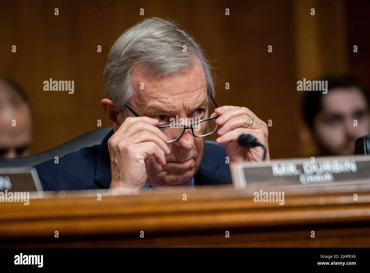 Der US-Senator Dick Durbin (Demokrat von Illinois), Vorsitzender des US ...