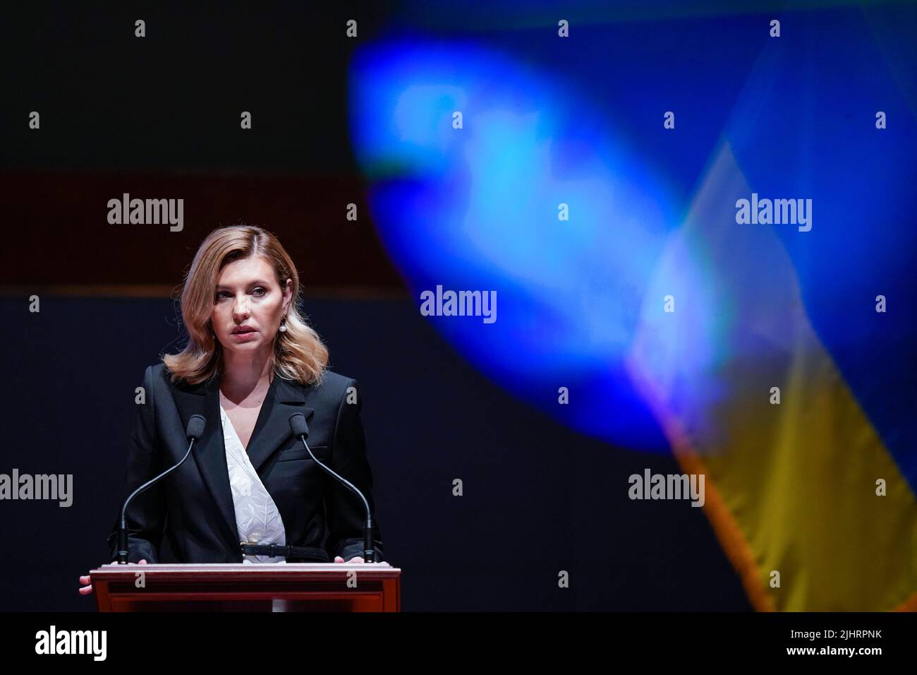 Washington, DC - 20. Juli: Olena Zelenska, Ehefrau des ukrainischen ...