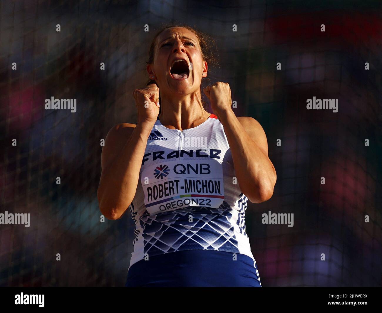 Leichtathletik - Leichtathletik-Weltmeisterschaften - Diskus-Wurf der ...