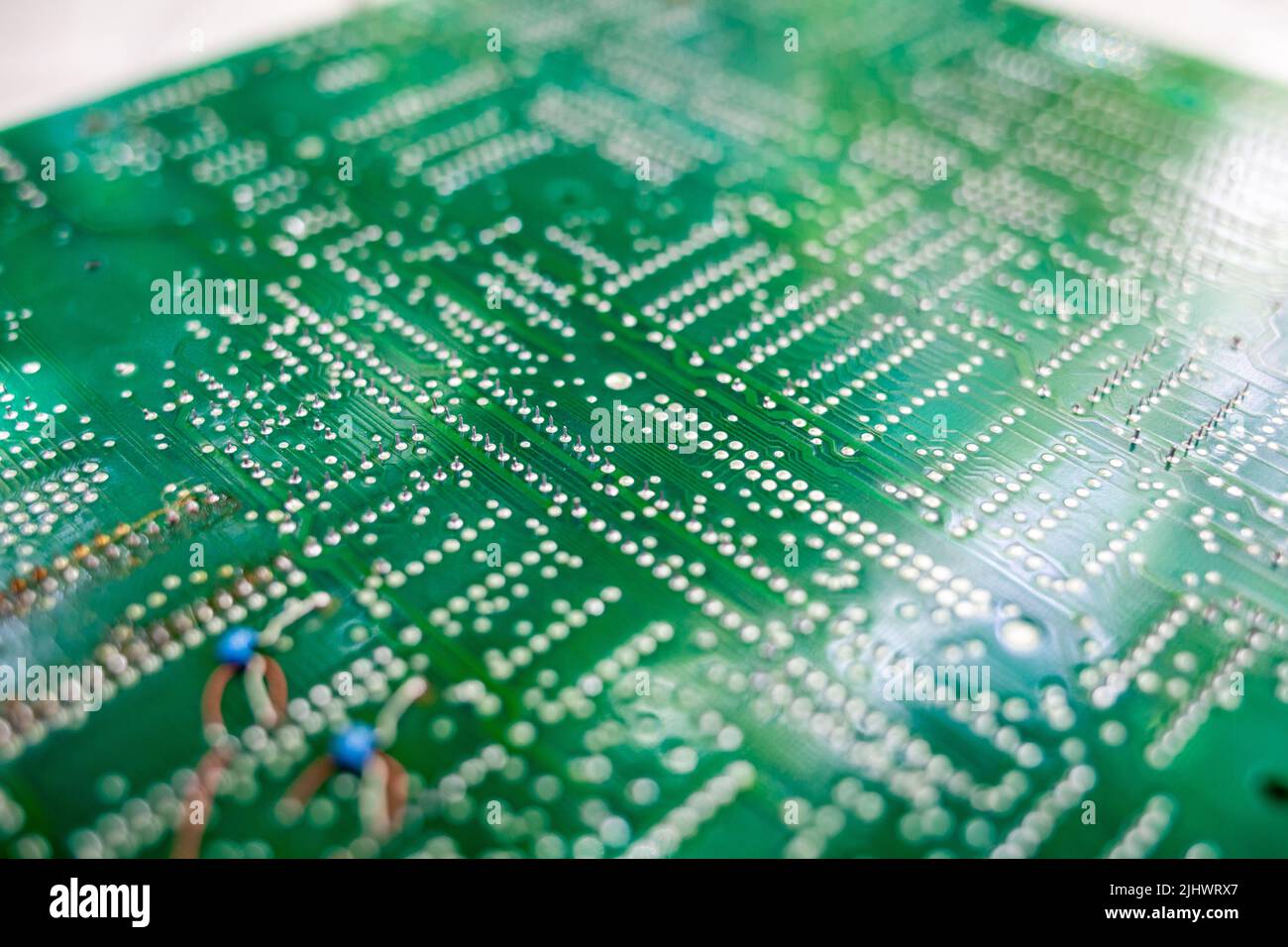 Alte Computerchips, die außer Betrieb sind. Keine funktionierenden ...