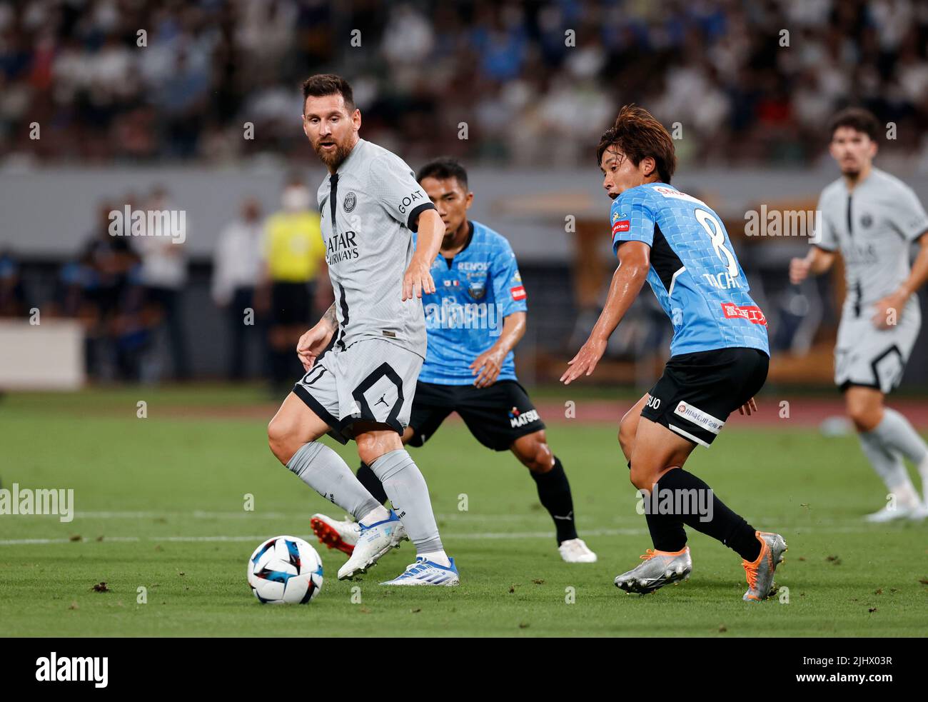 Tokio, Japan. 20.. Juli 2022. Lionel Messi (PSG), Kento Tachibanada ...
