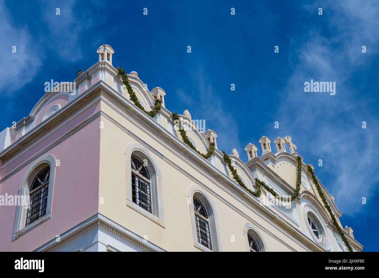 Außenansicht der Panagia Megalochari-Kathedrale (Jungfrau Maria) auf ...