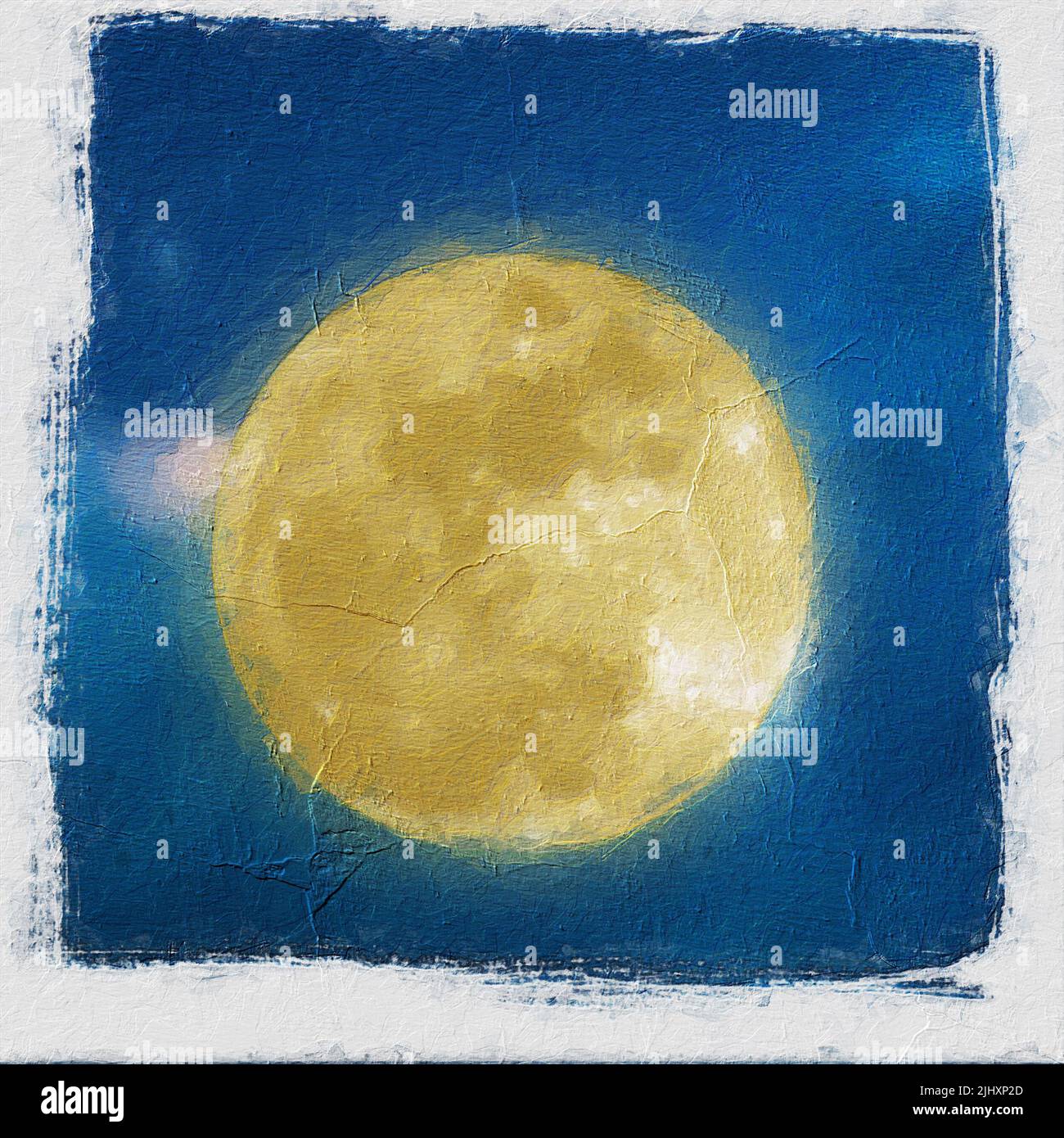 Ausgemalt mond -Fotos und -Bildmaterial in hoher Auflösung – Alamy
