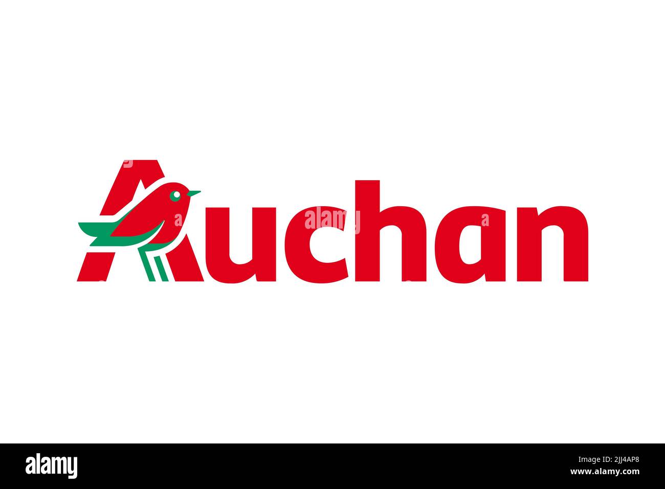 Auchan logo Ausgeschnittene Stockfotos und -bilder - Alamy
