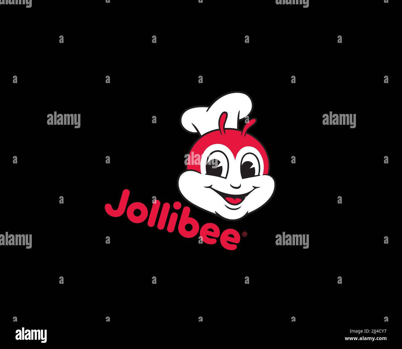 Jollibee, gedrehtes Logo, schwarzer Hintergrund B Stockfotografie - Alamy Jollibee, gedrehtes Logo, schwarzer Hintergrund B Stockfotografie - Alamy