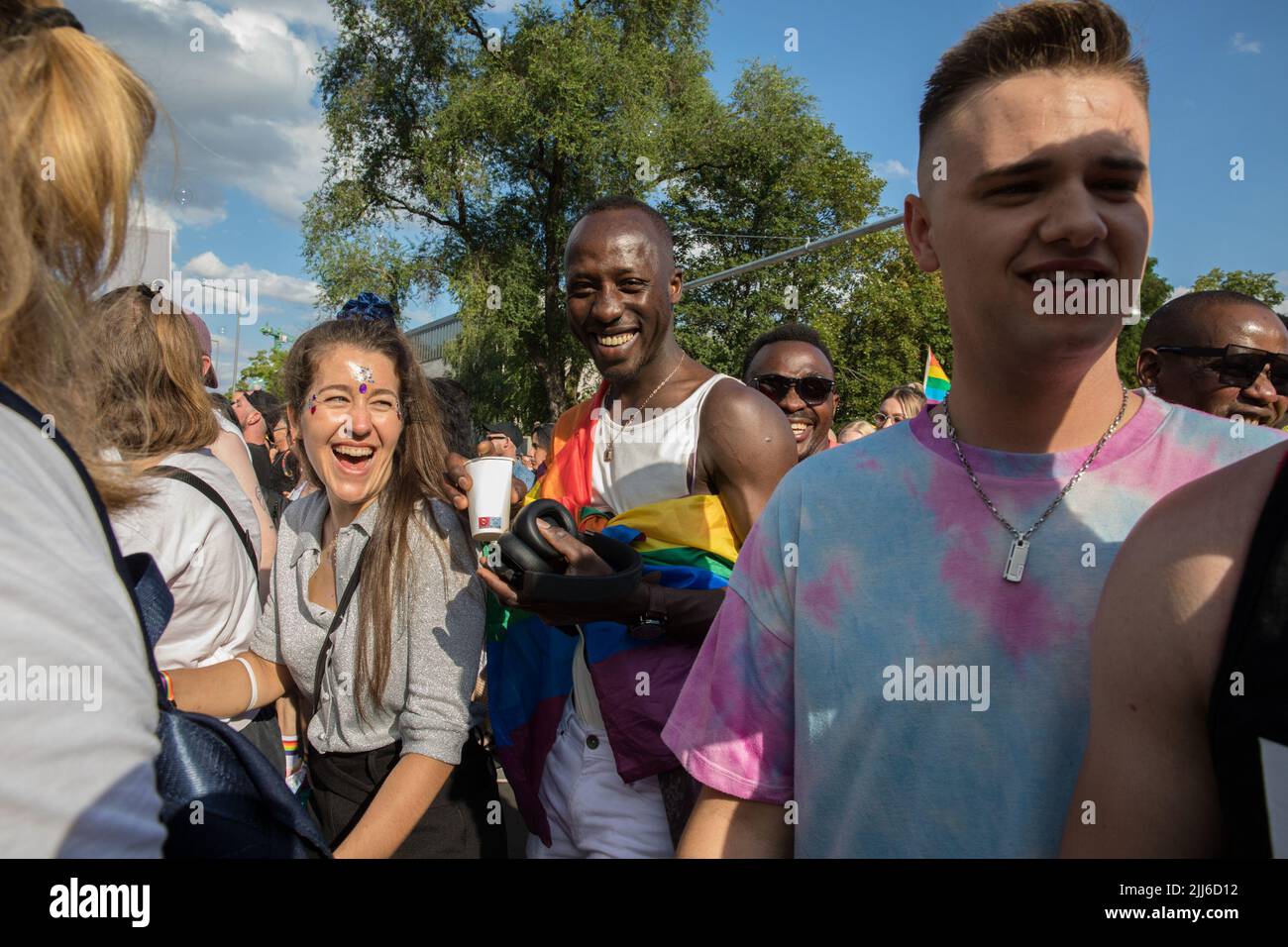 Am 23. Juli 2022 fand in Berlin die Berliner Pride-Messe 44., auch ...