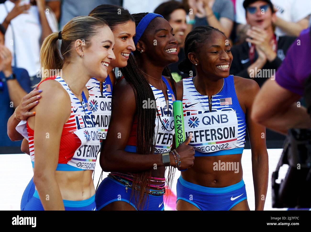 Leichtathletik - Leichtathletik-Weltmeisterschaften - 4x100-Meter ...