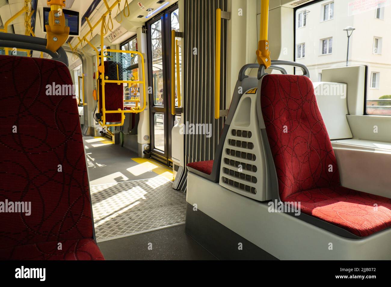 Danzig Polen - Mai 2022 Szene des öffentlichen Verkehrs in Danzig. Die ...