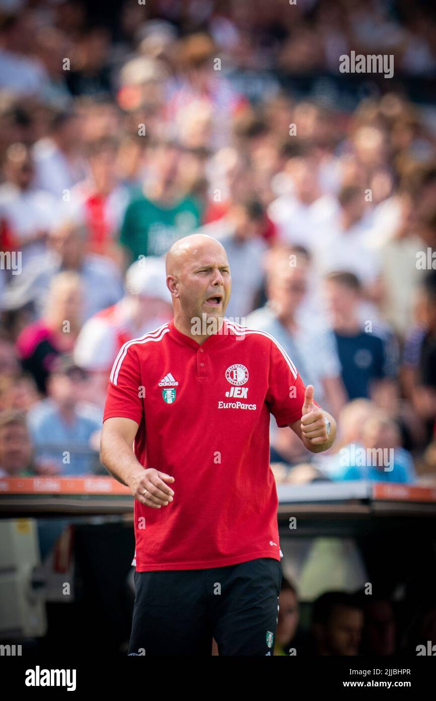 ROTTERDAM , 24-07-2022 , Stadion Feijenoord, De Kuip , Feyenoord ...