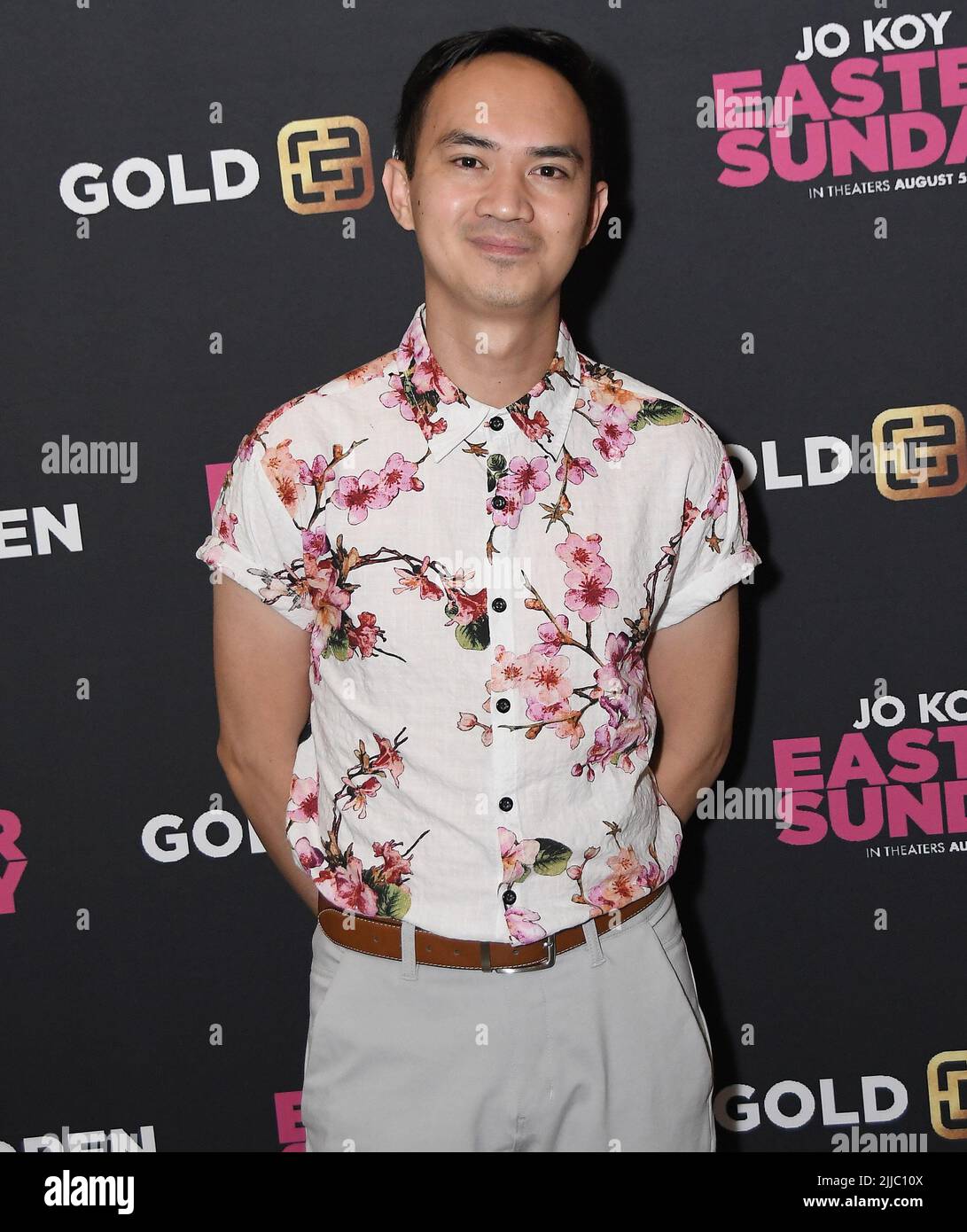 Los Angeles, USA. 25.. Juli 2022. Zedrick Restauro am OSTERSONNTAG die Gold Open VIP Sunday ...