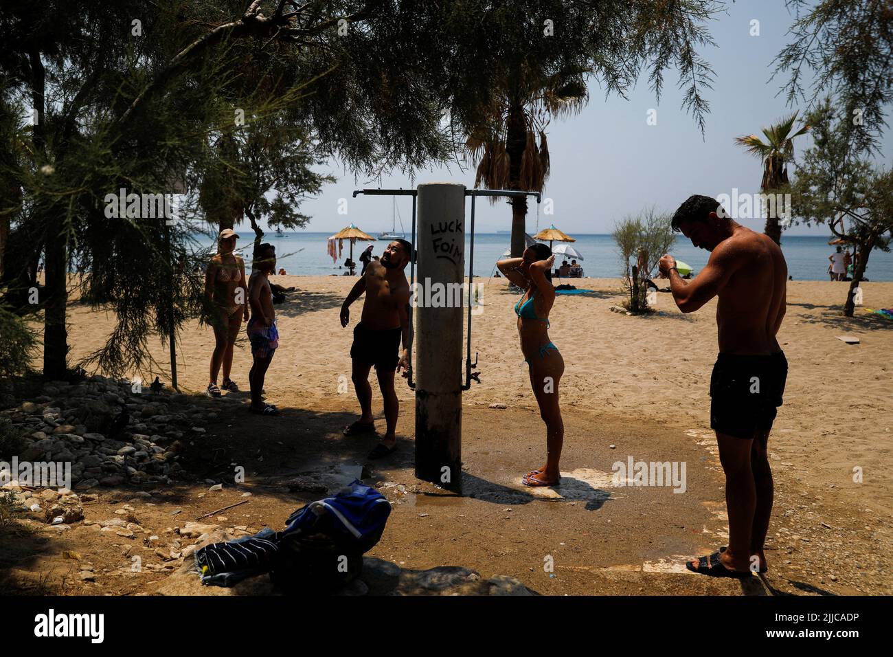 Duschen am strand -Fotos und -Bildmaterial in hoher Auflösung – Alamy