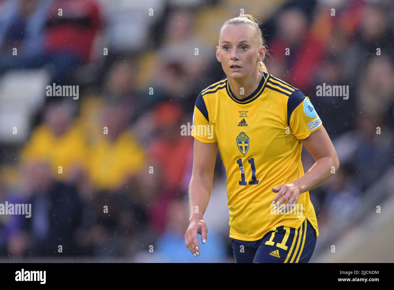 LEIGH - Stina Blackstenius von Schweden Frauen beim Viertelfinale der ...