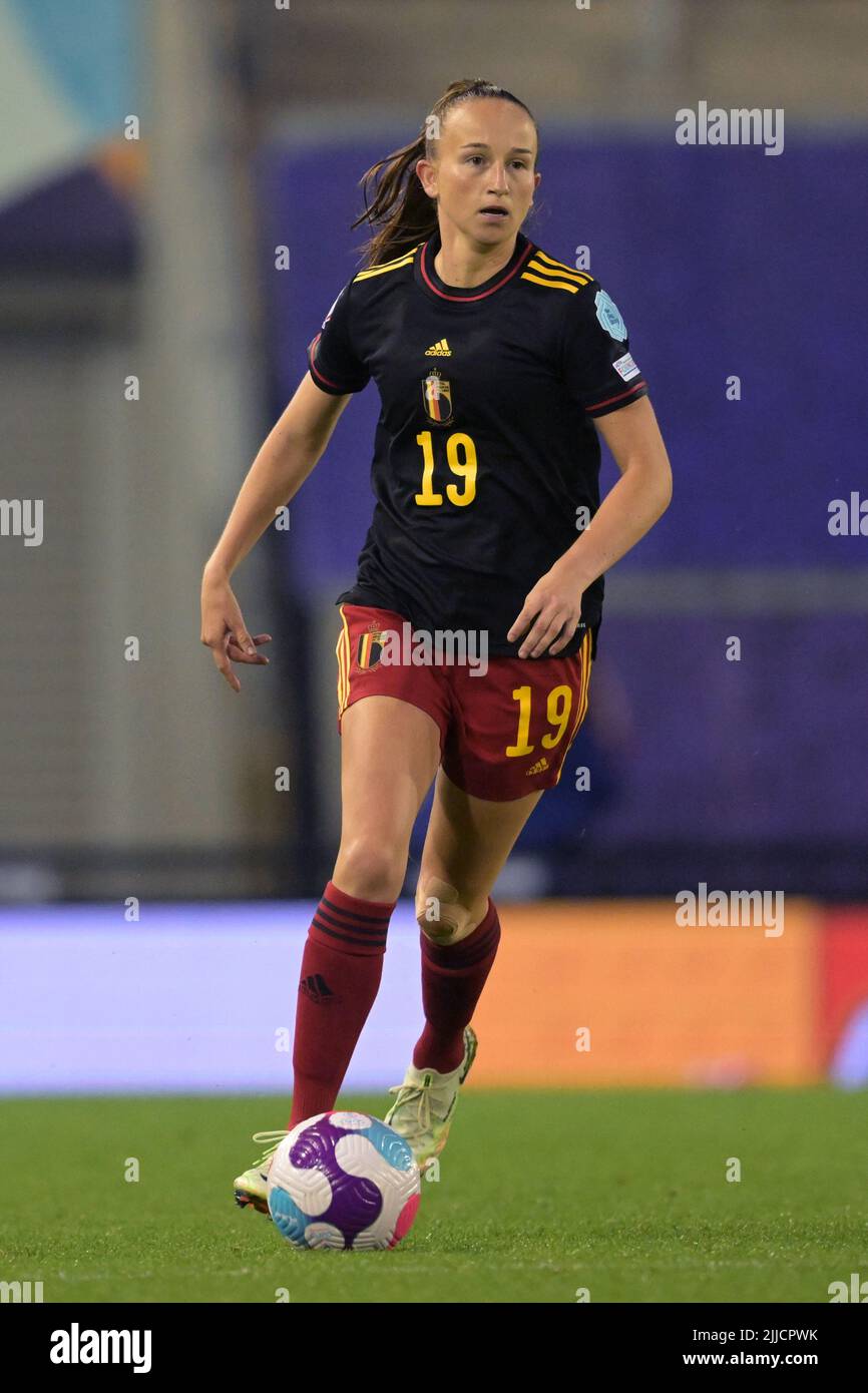 LEIGH - Sari Kees von belgischen Frauen beim Viertelfinale der Frauen ...