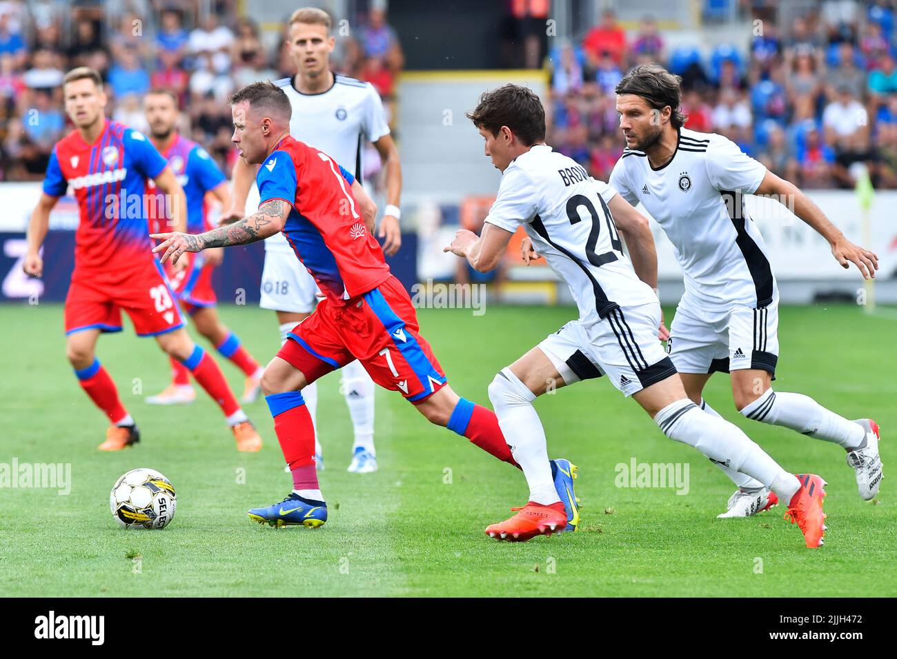 Pilsen, Tschechische Republik. 26.. Juli 2022. (L-R) Jan Sykora aus ...