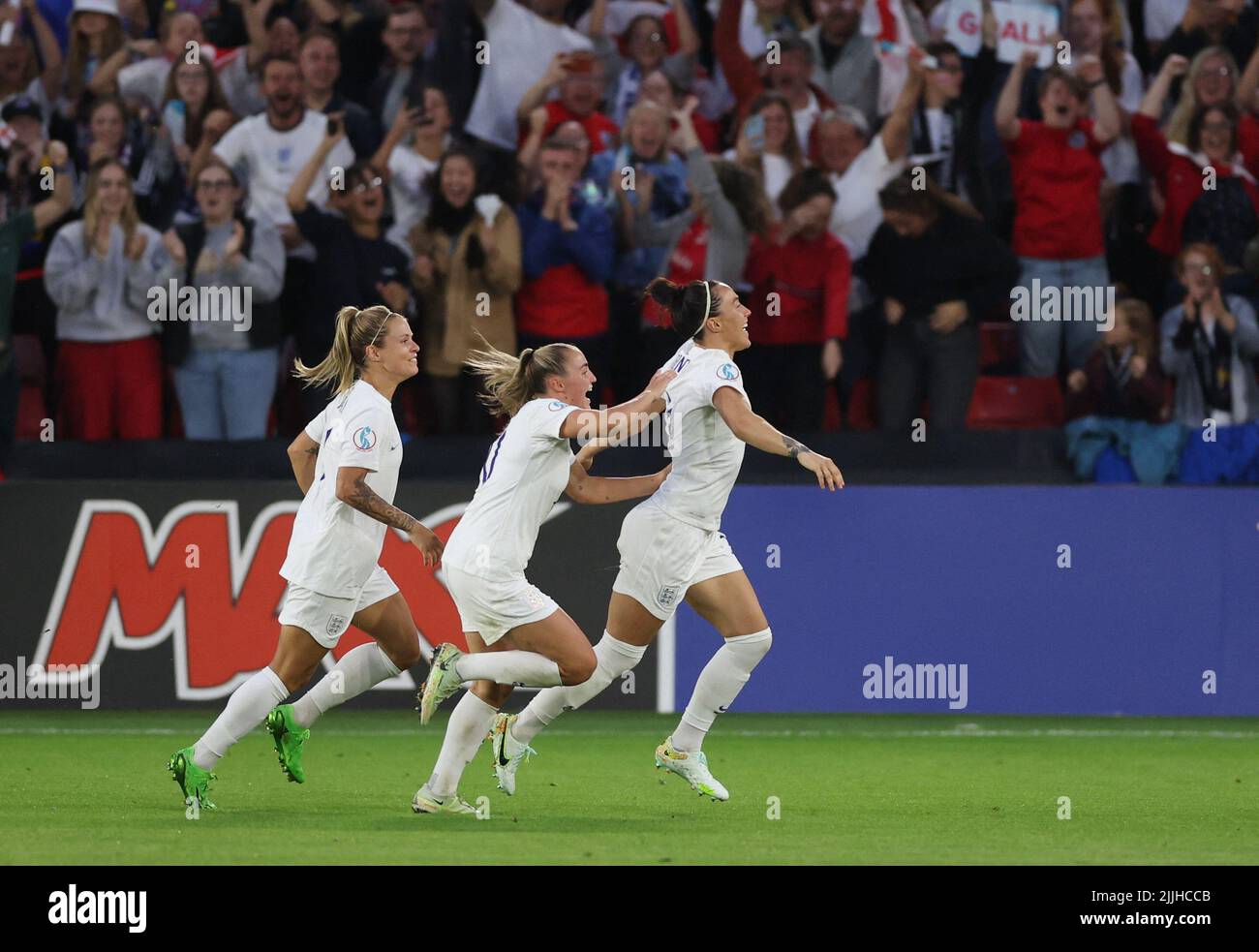 Fußball - Europameisterschaft der Frauen 2022 - Halbfinale - England ...