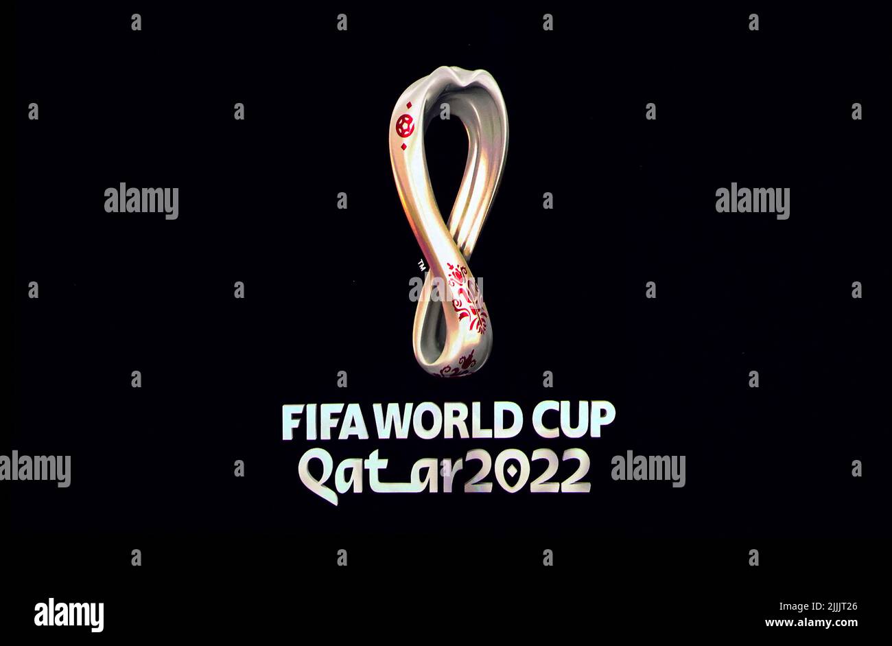 Katar 2022 fußball weltmeisterschaft logo -Fotos und -Bildmaterial in ...
