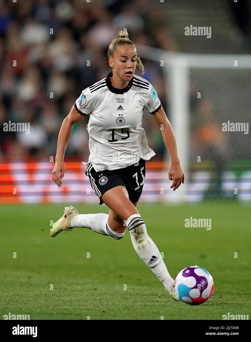 Die Deutsche Giulia Gwinn Beim Uefa Womens Euro 2022 Halbfinale Im Stadium Mk Milton Keynes