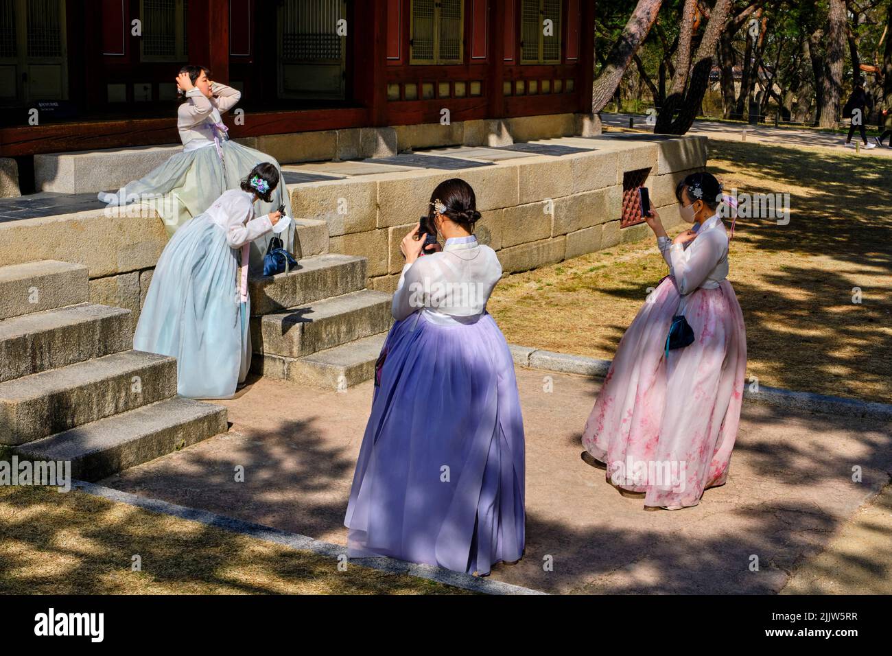 Südkorea, Seoul, Jongno-gu-Viertel, Changdeokgung-Palast oder Palast ...