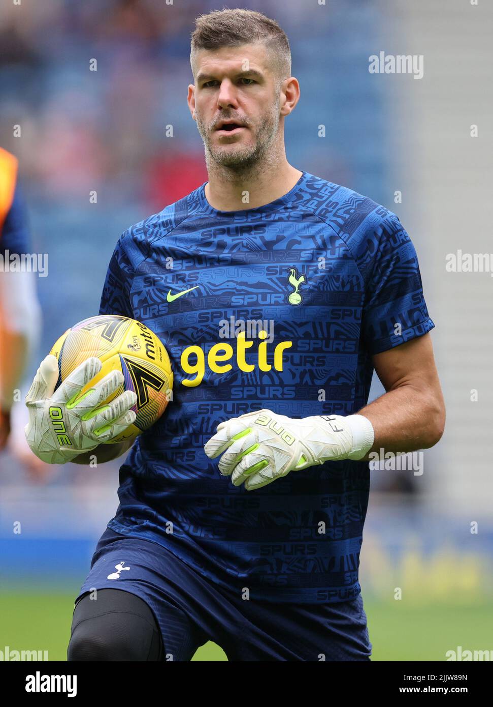 Tottenham Hotspur-Torwart Fraser Forster während eines ...