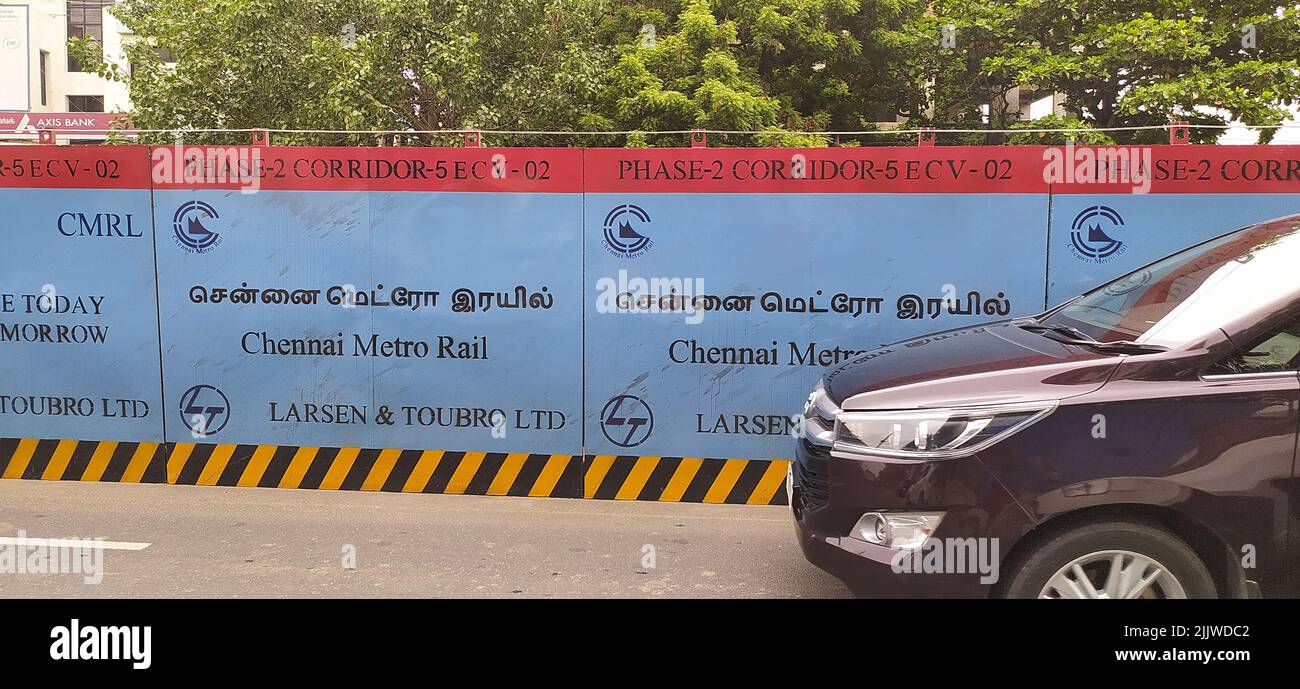 Chennai metro -Fotos und -Bildmaterial in hoher Auflösung – Alamy