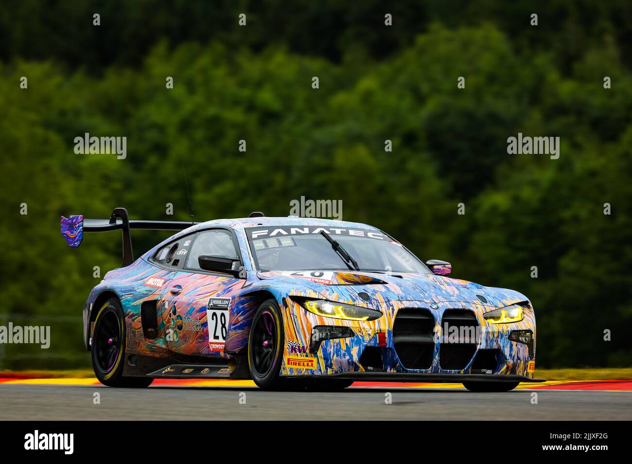 Francorchamps, Belgien. 28.. Juli 2022. 28 Samantha Tan Racing, BMW M4 GT3 von Samantha TAN ...