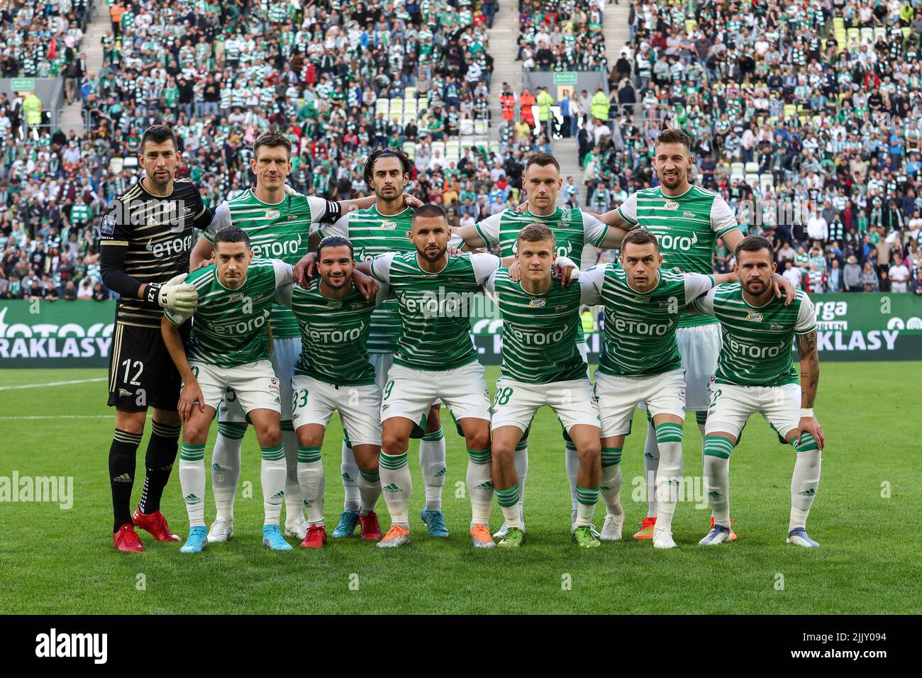 28. JULI 2022, DANZIG, WARSCHAU, POLEN: DANZIG 28.07.2022 ..PILKA NOZNA ...