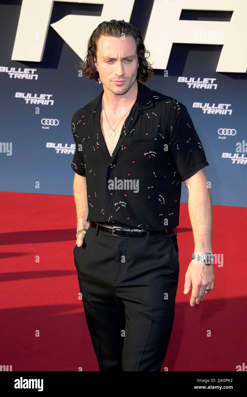 Aaron Taylor-Johnson nimmt am 19. Juli 2022 an der Sondervorführung ...