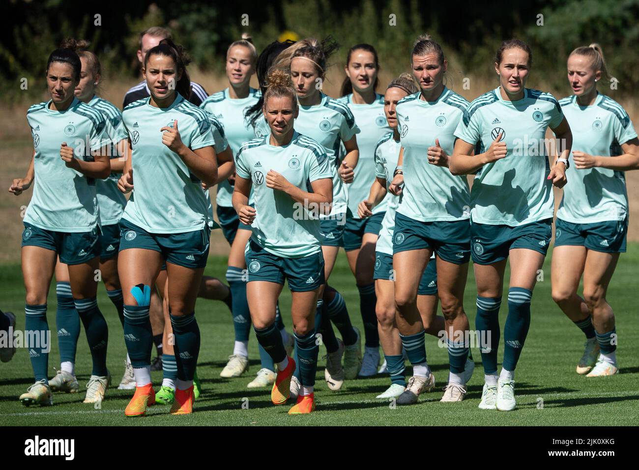 29. Juli 2022, Großbritannien, Watford: Fußball: Nationalmannschaft ...