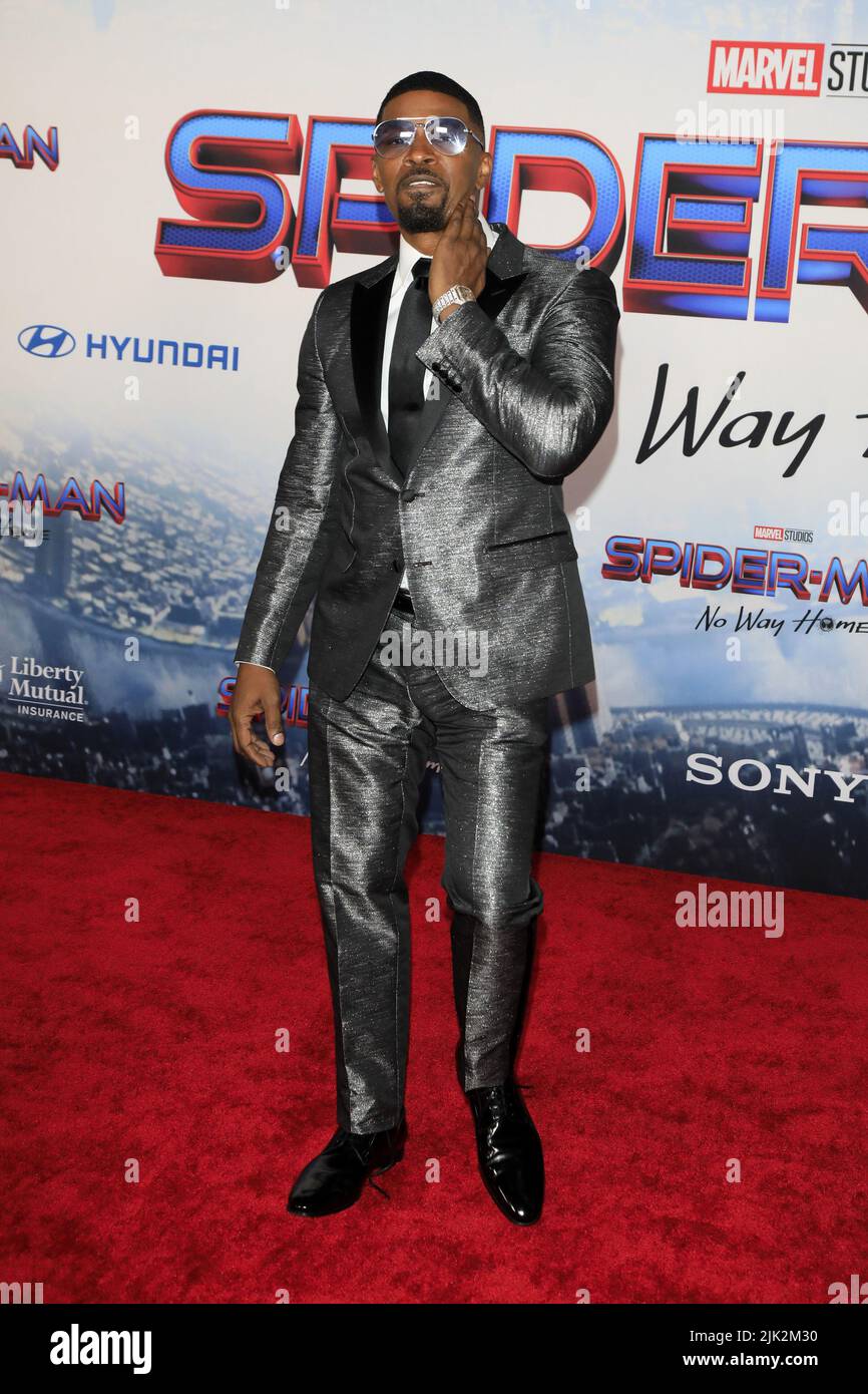 Spider-man: No Way Home Premiere im Village Theatre am 13. Dezember ...