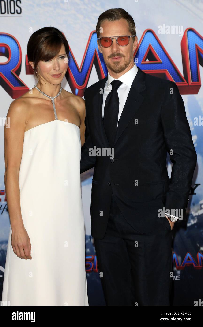 Spider-man: No Way Home Premiere im Village Theatre am 13. Dezember ...