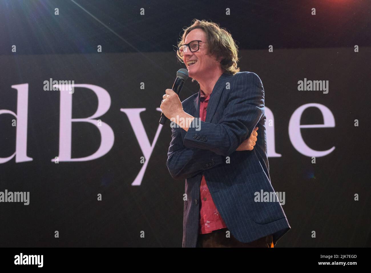 Der irische Schauspieler und Komiker Edward Cathal Byrne alias Ed Bryne ...