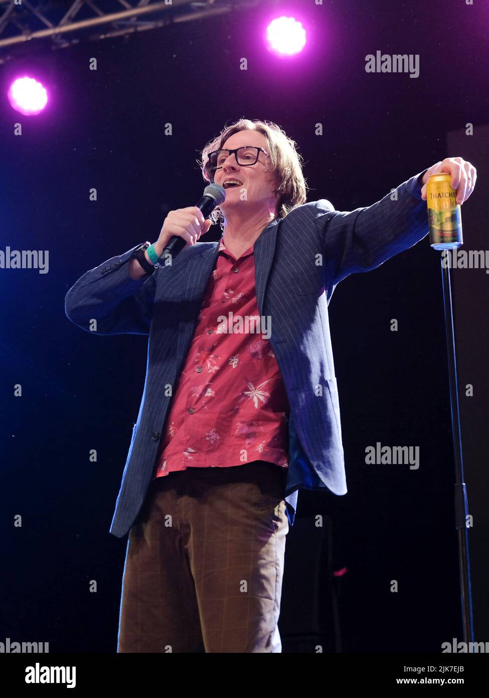 Der irische Schauspieler und Komiker Edward Cathal Byrne alias Ed Bryne ...