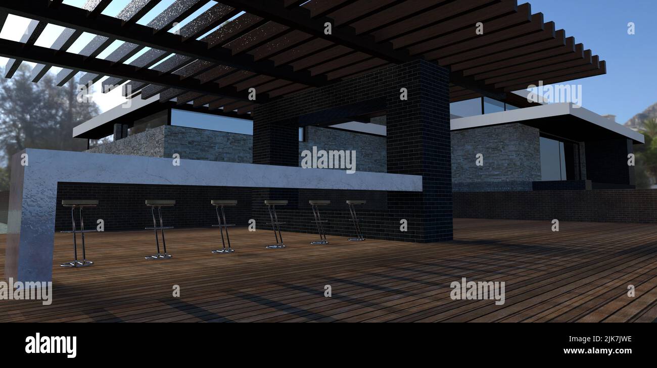 Moderne bar mit veranda -Fotos und -Bildmaterial in hoher Auflösung – Alamy
