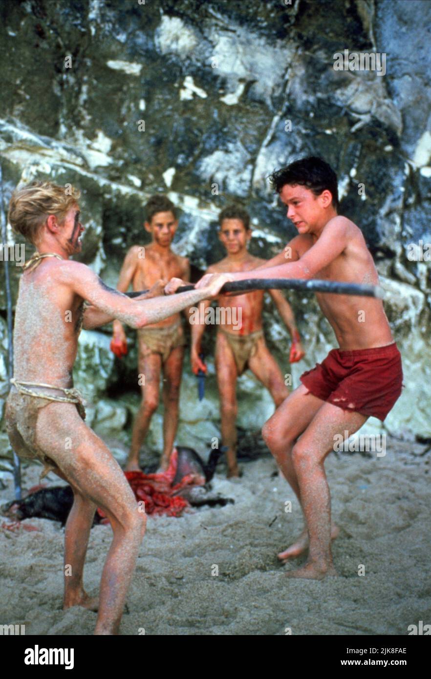 Chris Furrh & Balthazar Getty Film: Lord of the Flies (USA 1990) Charaktere: Jack Merridew ...
