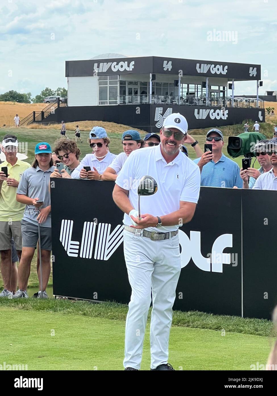 Bedminster, NJ, USA. 31.. Juli 2022. Phil Mickelson beim LIV Golf ...