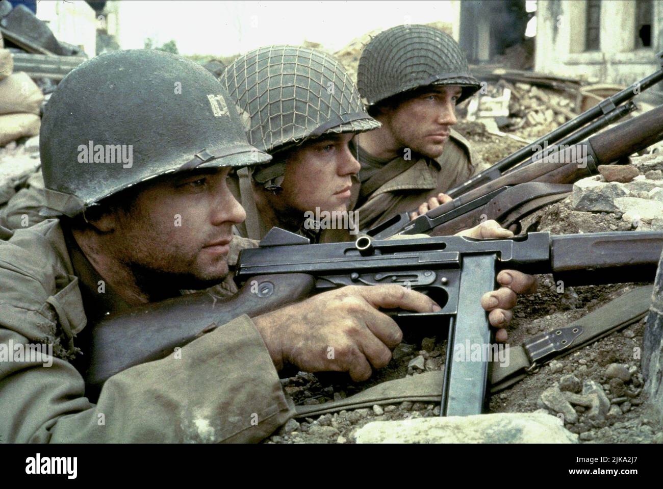 Tom Hanks, Matt Damon & Edward Burns Film: Saving Private Ryan (USA ...