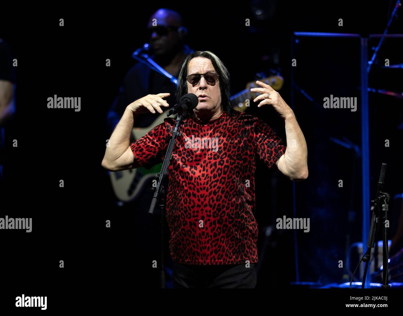 HOLLYWOOD, FL, 31. JULI: Todd Rundgren eröffnet am 31. Juli 2022 in ...