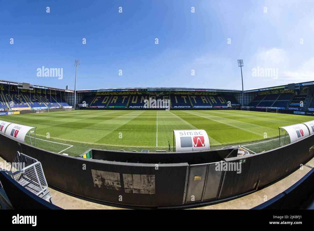 Sittard, 30-07-2022, Fortuna Sittard Stadium, Saison 2022/2023. Vor der ...