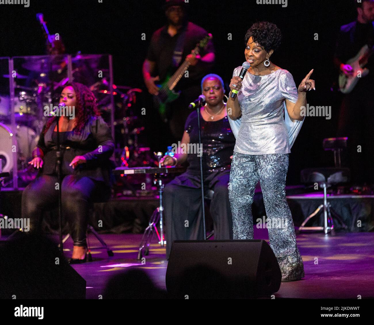 30. Juli 2022, Nashville, Indiana, USA: Gladys Knight tritt am 30. Juli ...