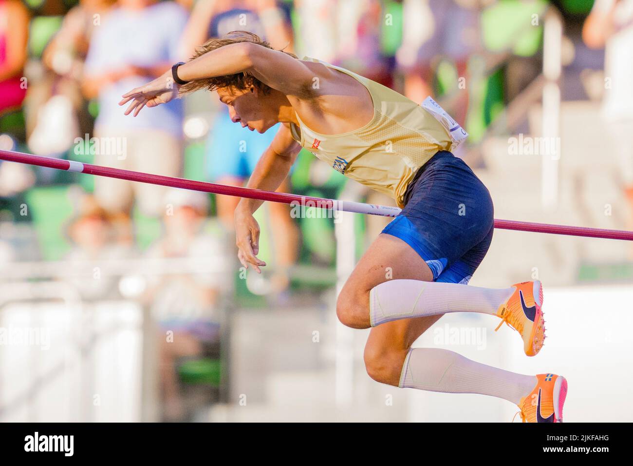Eugene, Oregon, USA 20220724.Armand Duplantis sprang bei den ...