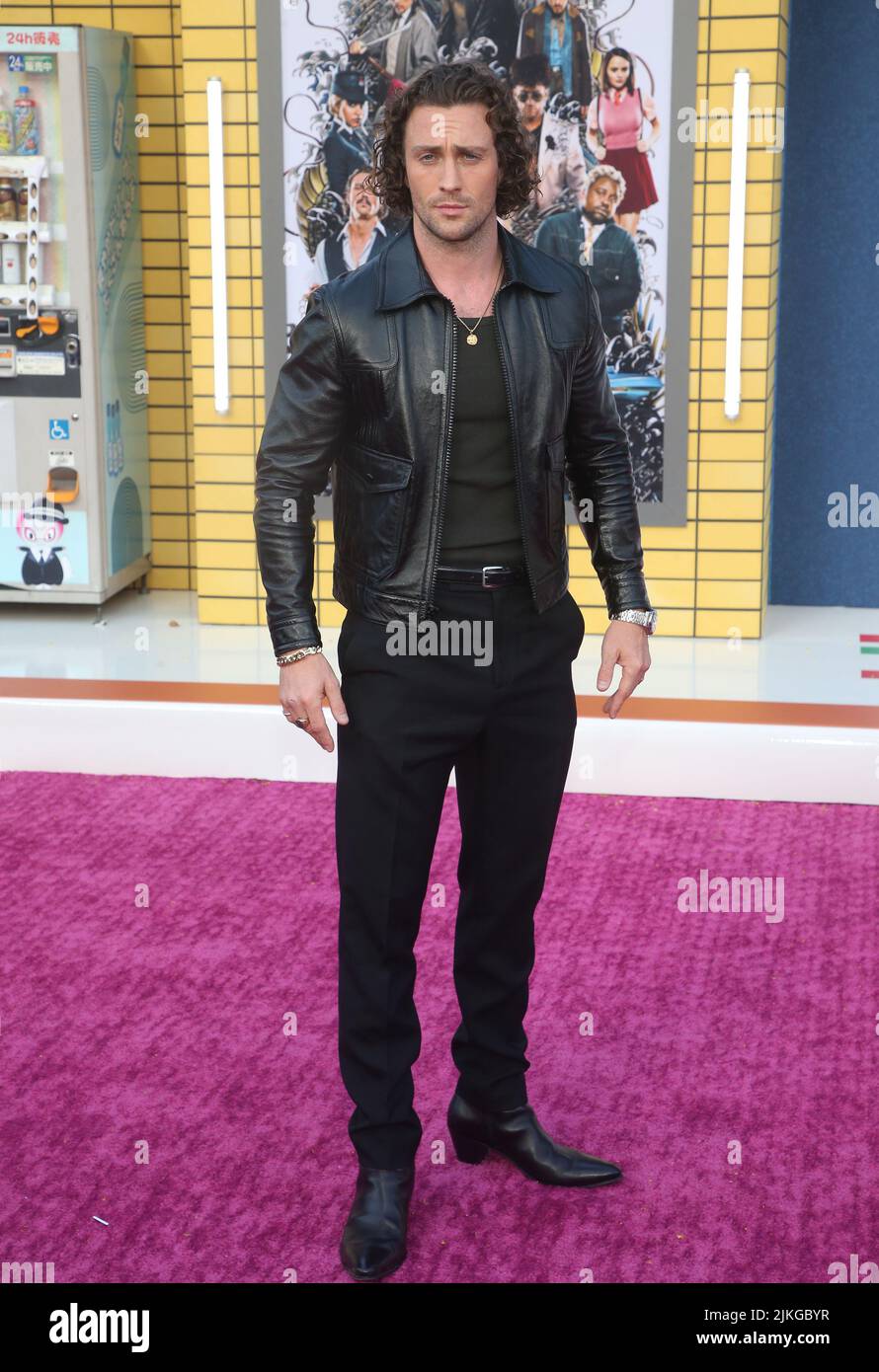 Los Angeles, Ca. 1. August 2022. Aaron Taylor-Johnson, bei der Los ...