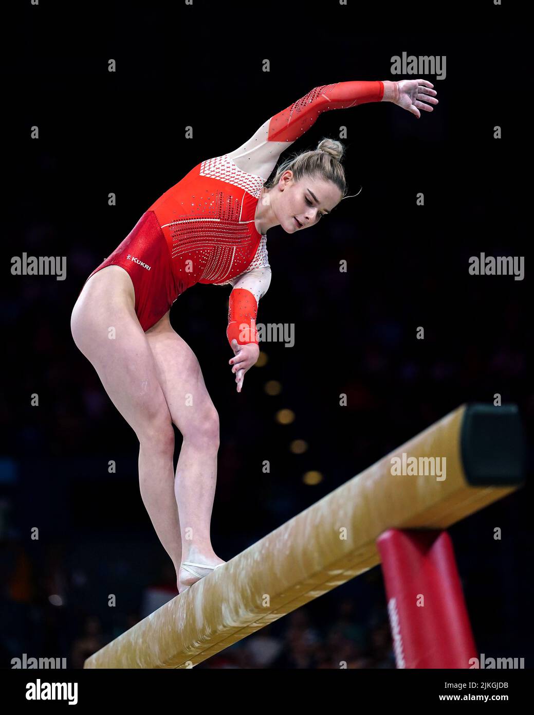 Die Engländerin Alice Kinsella nimmt am fünften Tag der Commonwealth ...