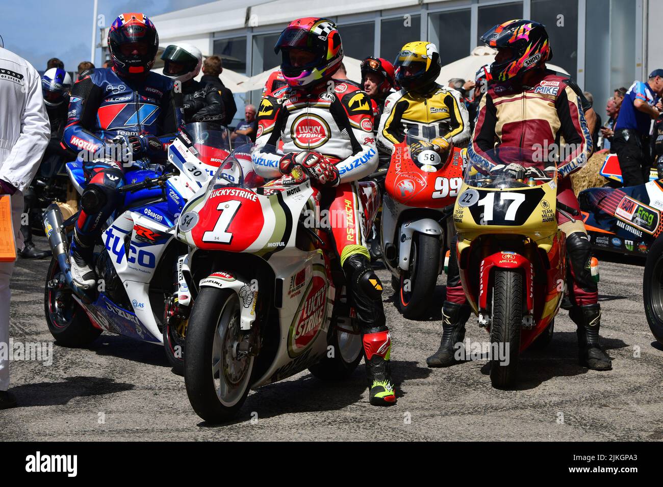 Kevin Schwantz, Suzuki RGV500, Chris Wilson, Proton KRV3, ke Meskell ...