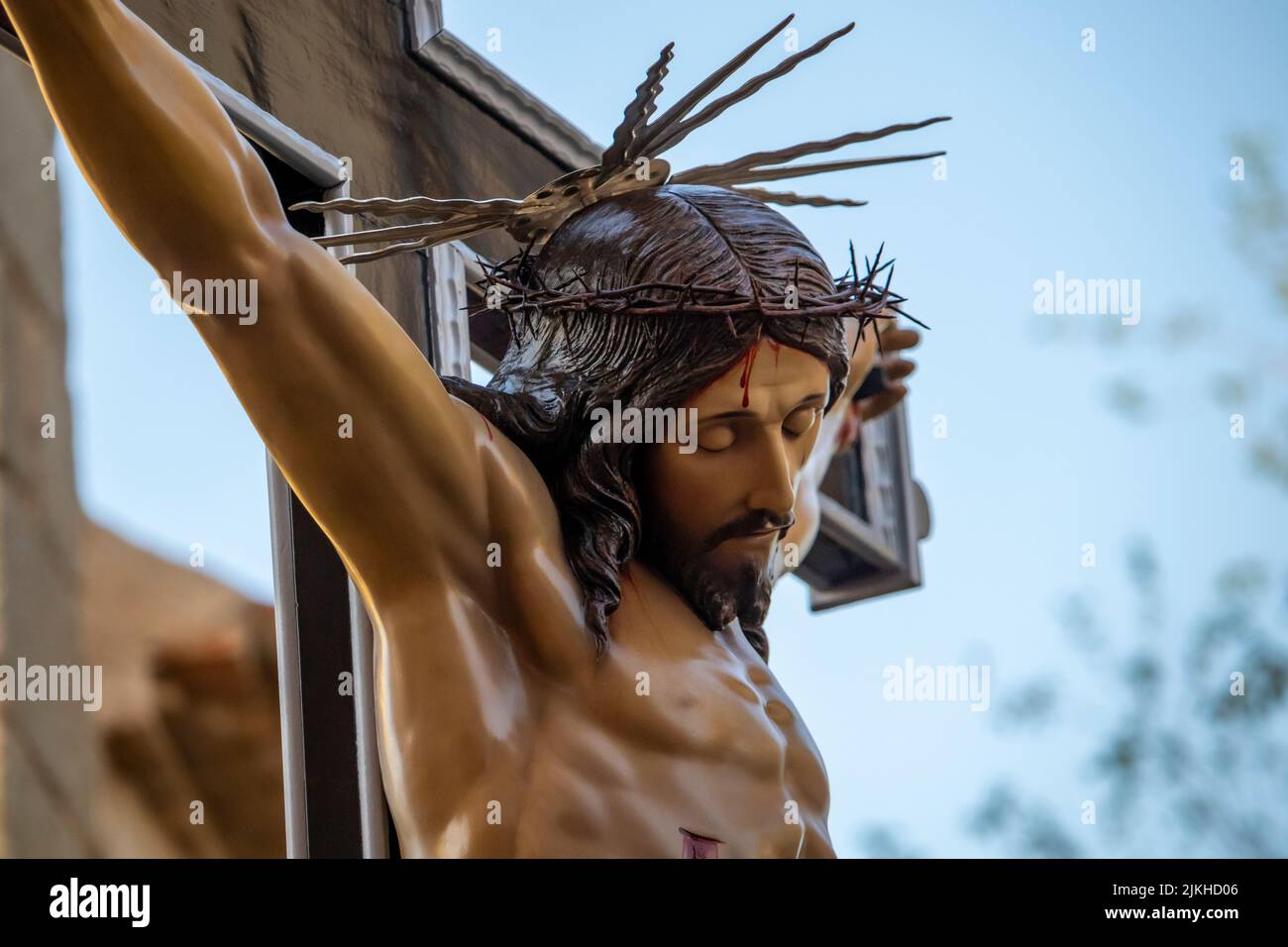 Crucified jesus christ -Fotos und -Bildmaterial in hoher Auflösung – Alamy