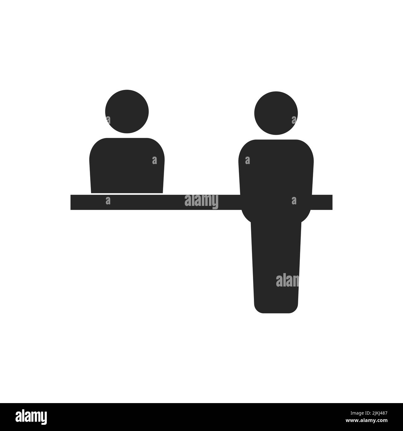 Mitarbeiter beim kundenservice Stock-Vektorgrafiken kaufen - Alamy